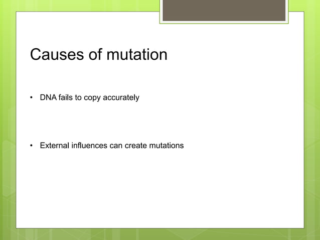 anju c s.pptx mutation evolution history | PPT