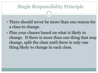 OO Design Principles | PPT