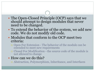 OO Design Principles | PPT