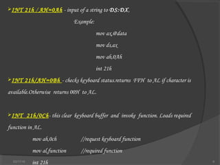 int 21,16,09 h | PPT