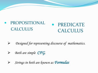 The propositional calculus | PPT