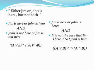The propositional calculus | PPT