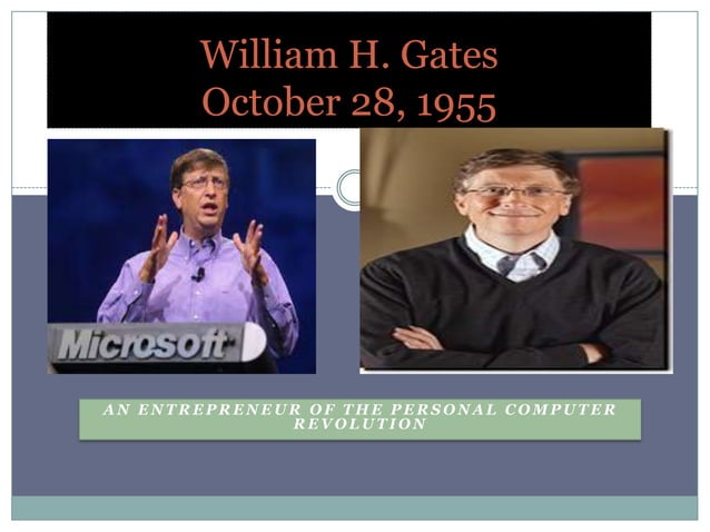 bill gates | PPTX