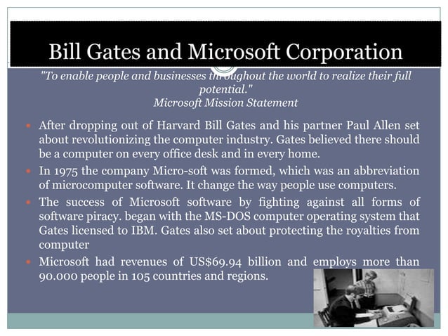 bill gates | PPTX