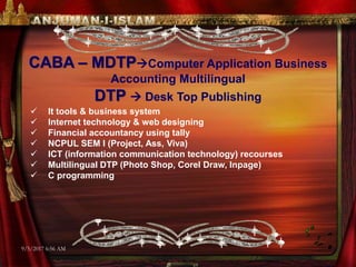 Anjuman -I-Islam | PPT