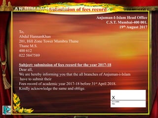 Anjuman -I-Islam | PPSX