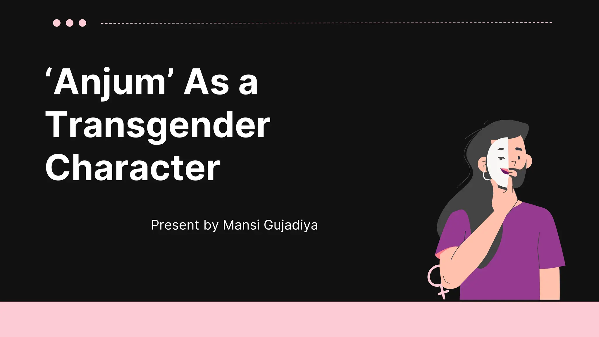 'Anjum' As a Transgender Character .pptx