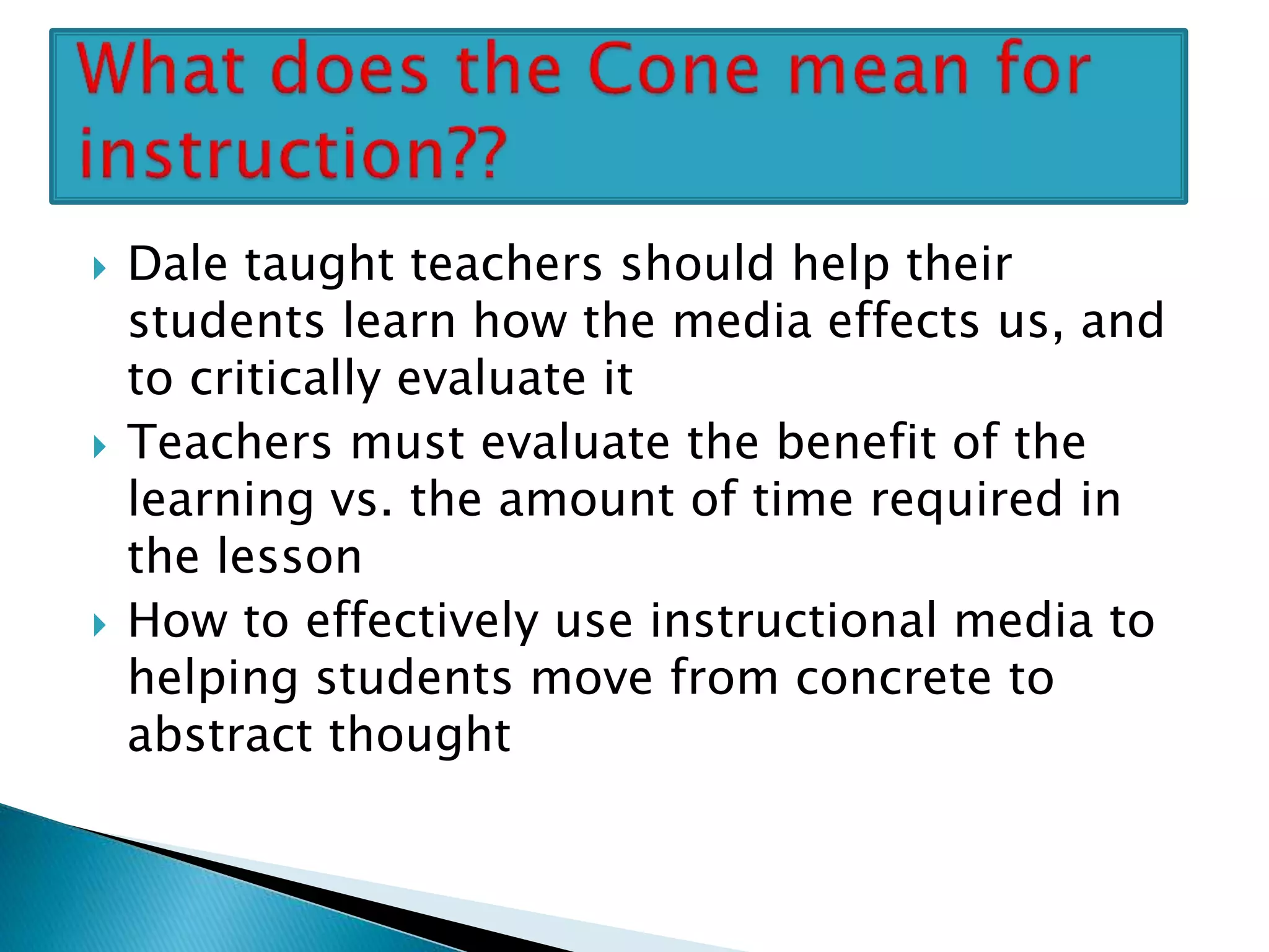 Anju rs (45) social science, cone of experience | PPTX | Education