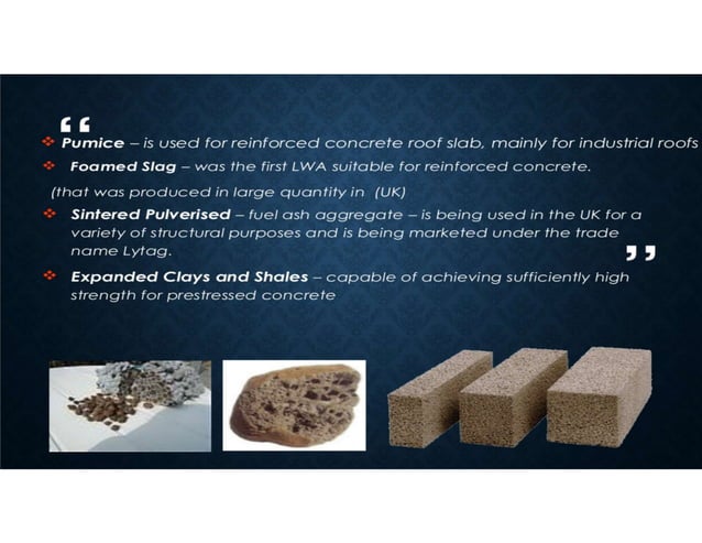 lightweight and heavy weight concrete | PDF