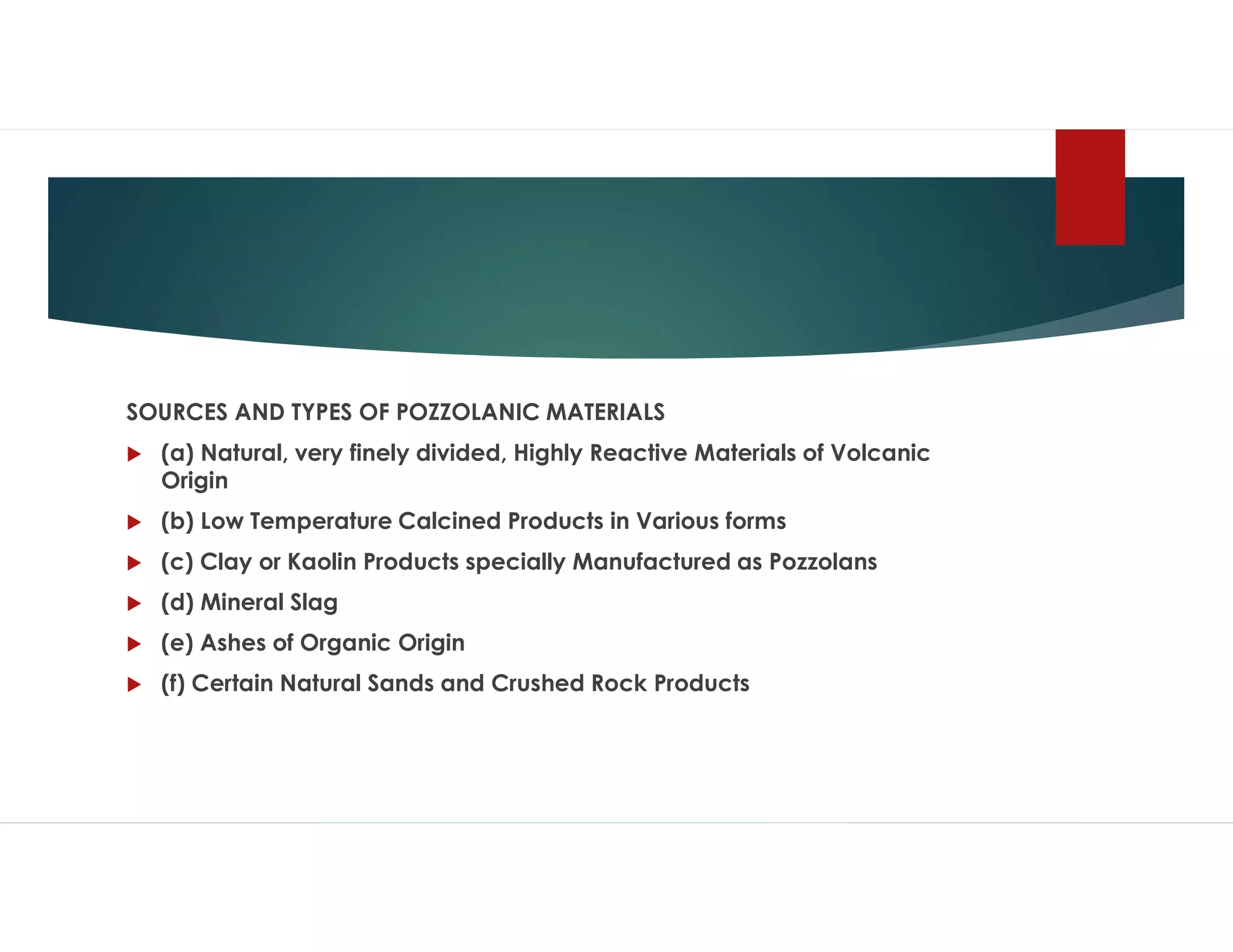 pozzolanic and flyash | PDF