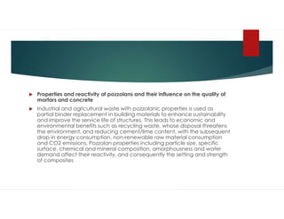 pozzolanic and flyash | PDF