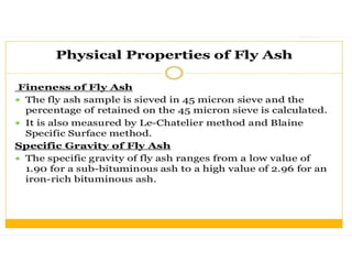 pozzolanic and flyash | PDF