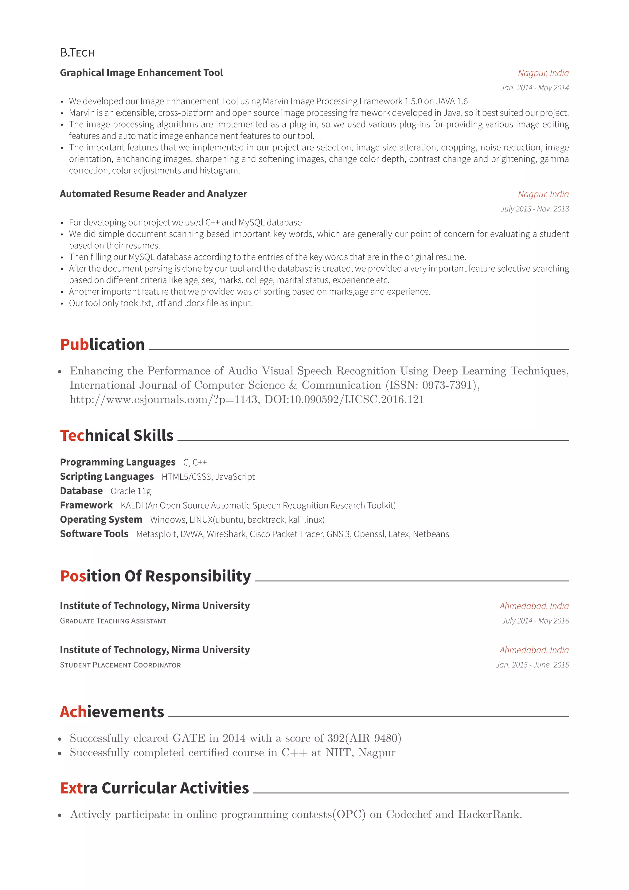 Ankan dutta resume | PDF