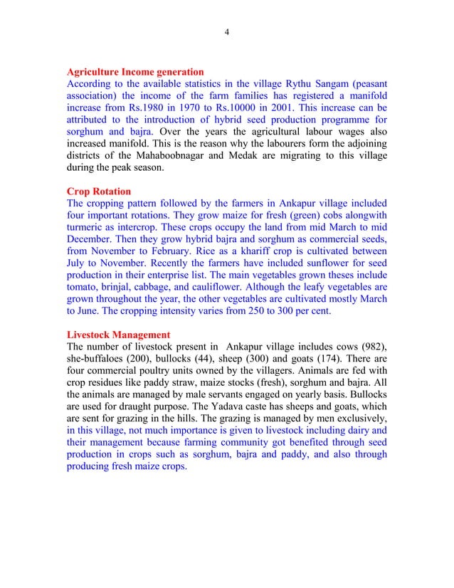 Ankapur a model village in india | PDF