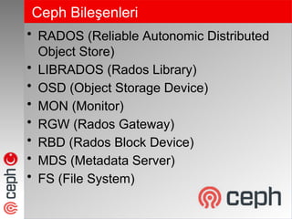 Ceph Türkiye 7. Meetup Ankara: Ceph Temelleri ve CRUSH MAP Yönetimi | PPT