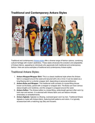 Ankara Native Wears | PDF