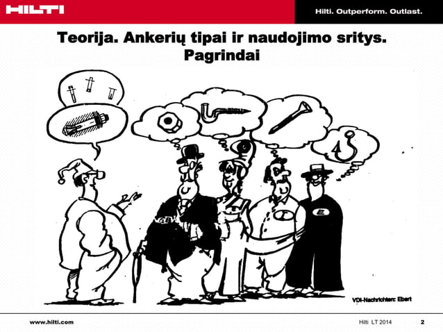 Ankerių tipai ir parinkimas. HILTI | PDF