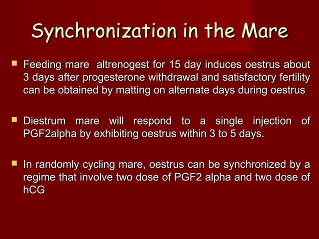 estrous synchronization | PPT | Pregnancy | Reproductive Health