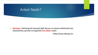 Anket | PPT
