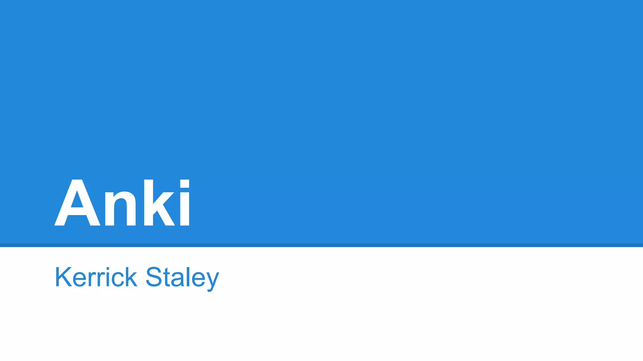 Guide to Anki Flashcards | PDF