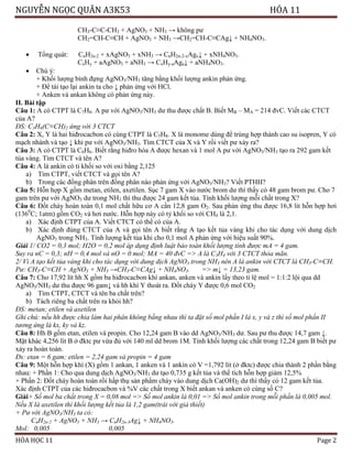 lý thuyết + bài tập Ankin | PDF