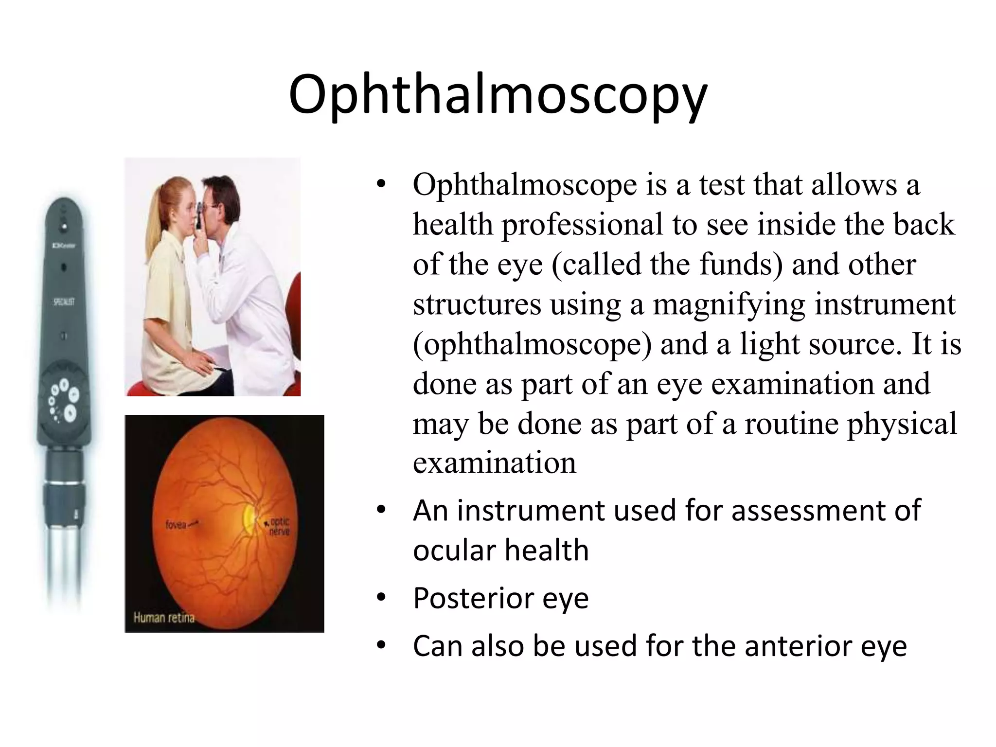 Ophthalmoscopy | PPTX