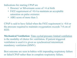 Respiratory Distress in New born | PPTX