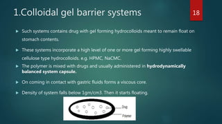 Ankit gastro retentive drug delivery system | PPT