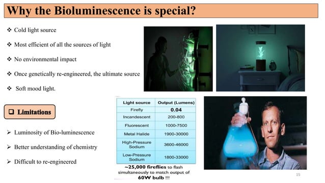 Bioluminescence-Living source of light on earth | PPT