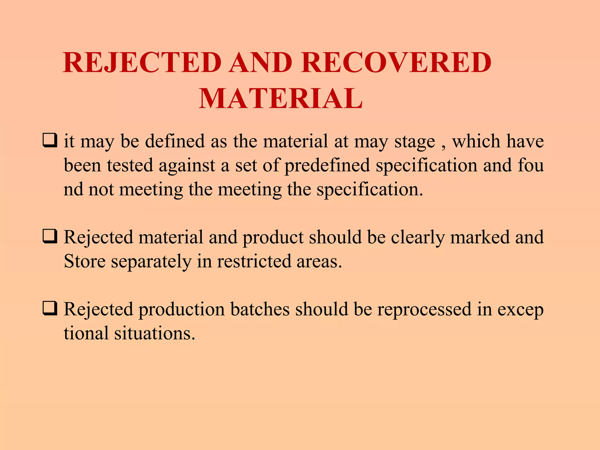 Materiaal management | PPTX