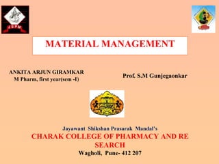 Materiaal management | PPTX