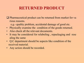 Materiaal management | PPTX