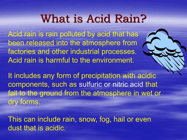 Acid-Rain- | PPTX | Environment | Science