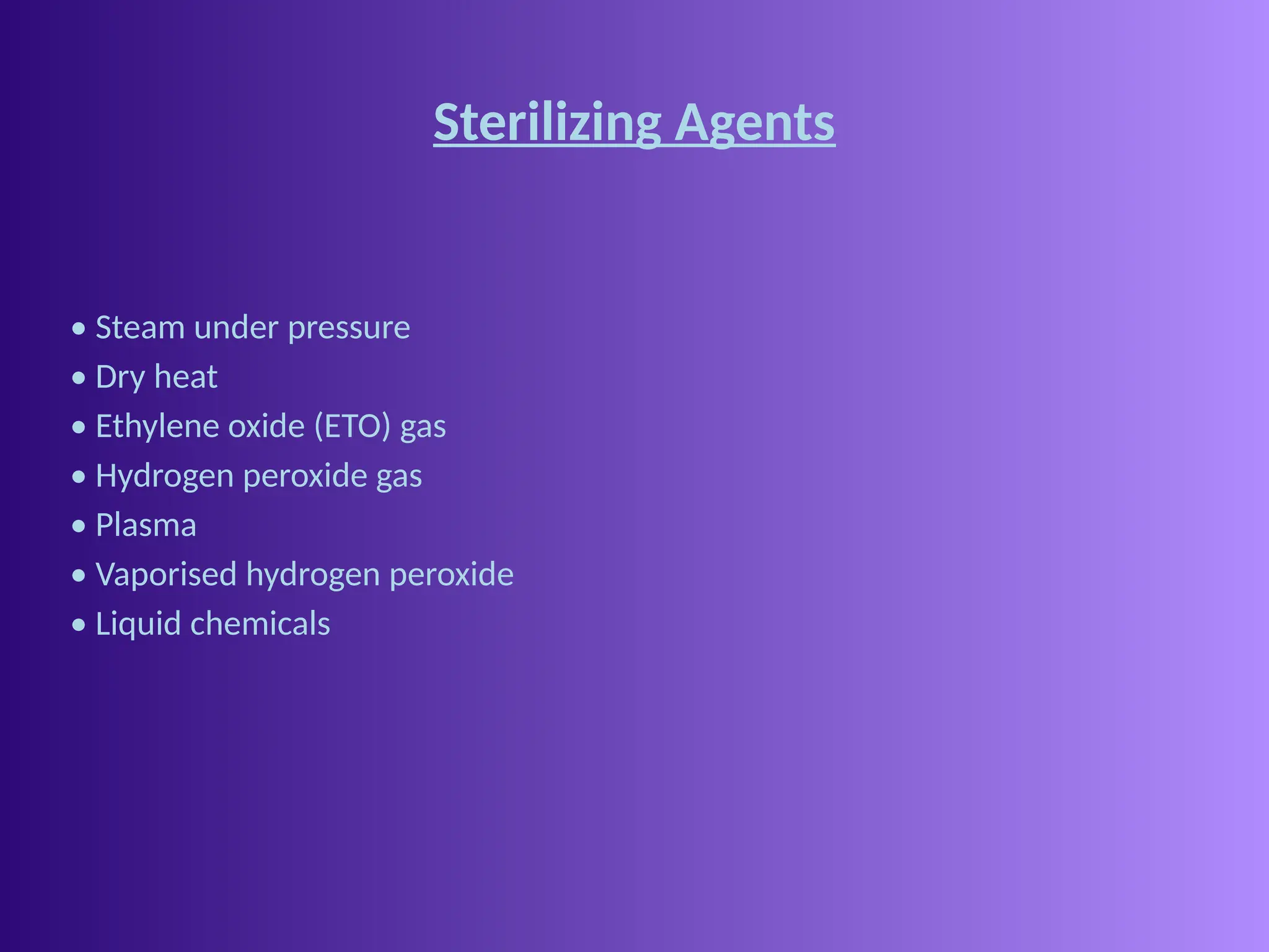 Method of sterilization and disinfection | PPTX