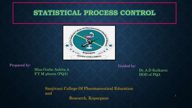 statistical process control | PPTX