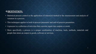 statistical process control | PPTX