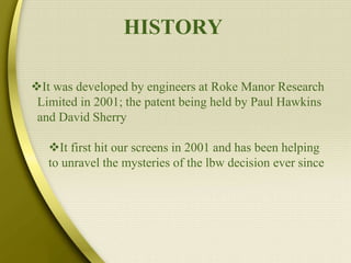 Hawk eye Technology | PPSX