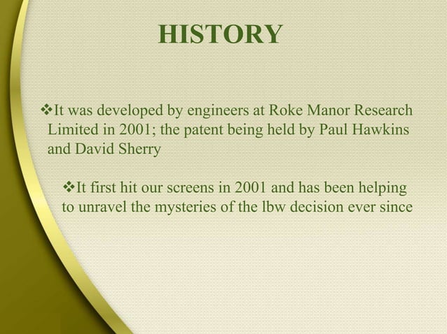 Hawk eye Technology | PPSX | Cameras and Camcorders | Consumer Electronics