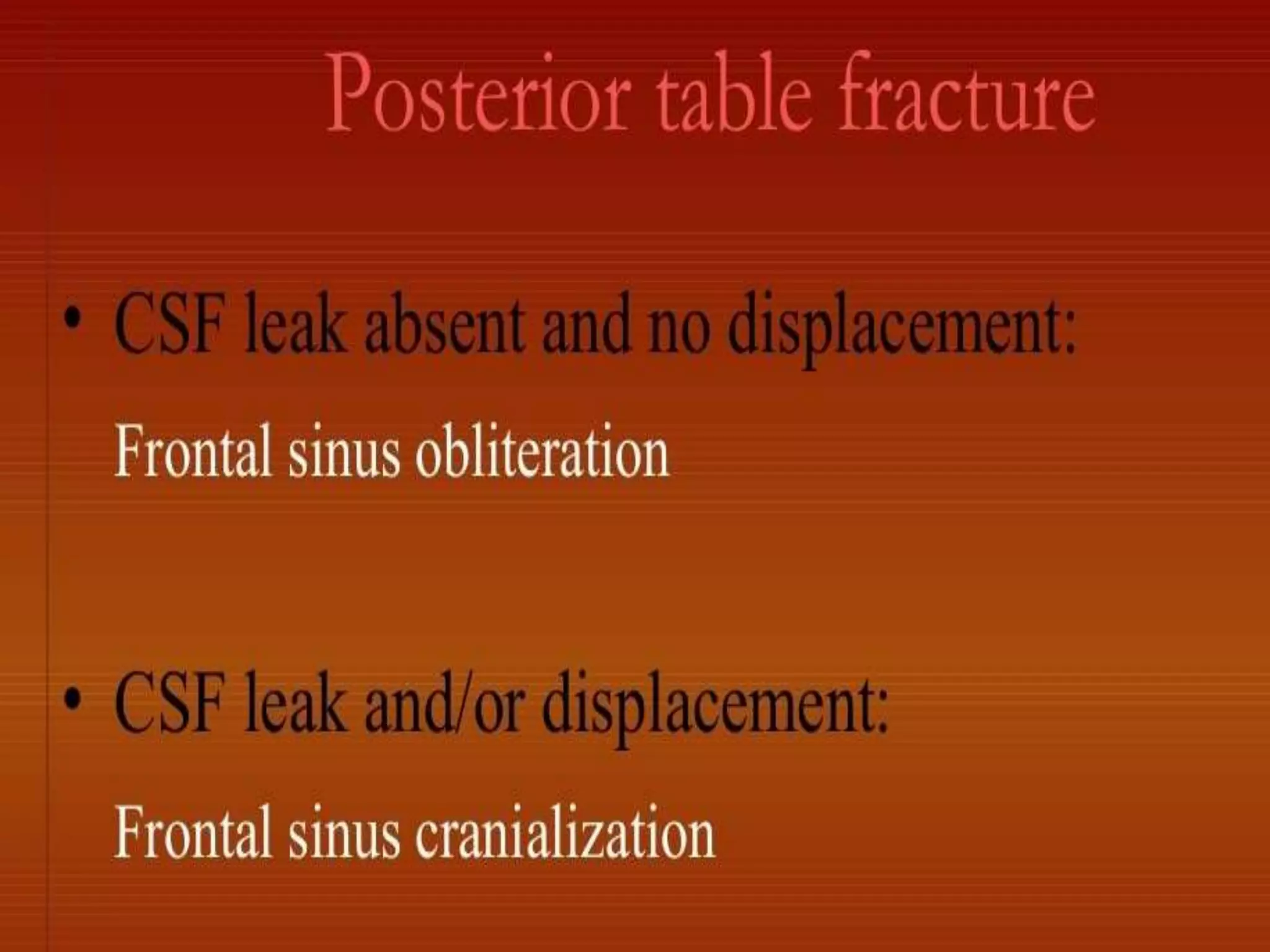 FRONTAL BONE FRACTURE | PPTX