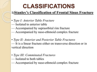 FRONTAL BONE FRACTURE | PPTX
