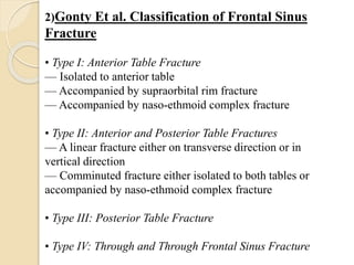 FRONTAL BONE FRACTURE | PPTX