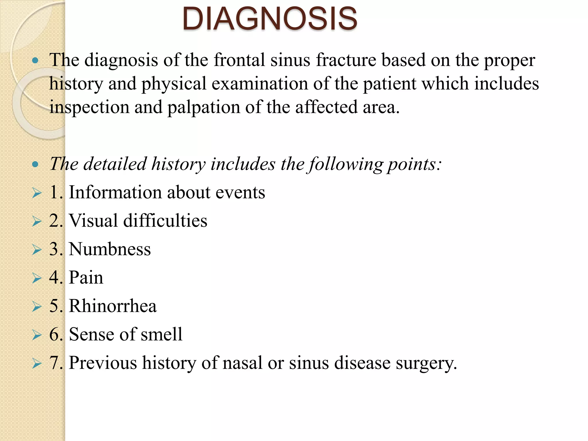 FRONTAL BONE FRACTURE | PPTX