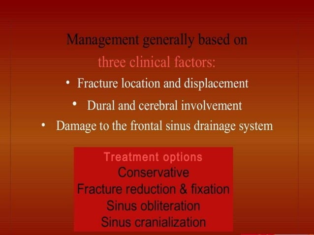 FRONTAL BONE FRACTURE | PPT