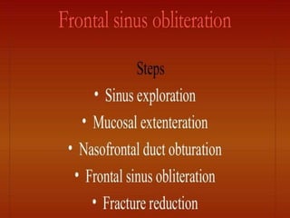 FRONTAL BONE FRACTURE | PPTX
