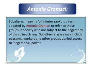 Caliban as a Subaltern character in A Tempest. | PPT