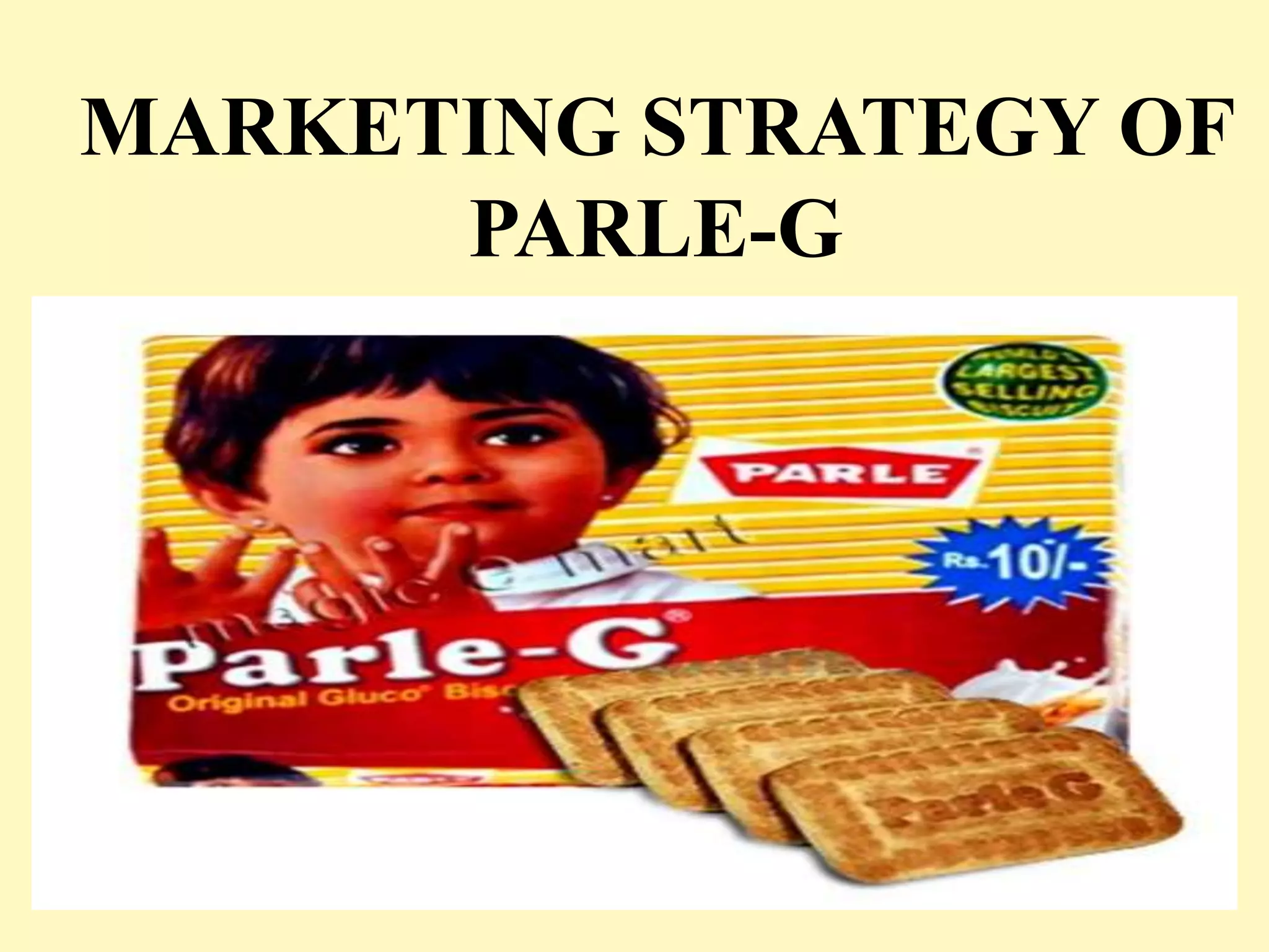 marketing strategy of PARLE G | PPTX