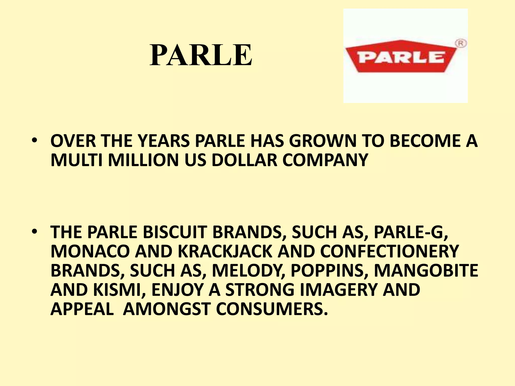 marketing strategy of PARLE G | PPTX