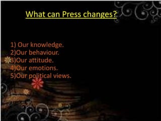 Role of Press in 21 Century. | PPTX