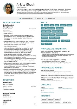 Ankita's resume | PDF