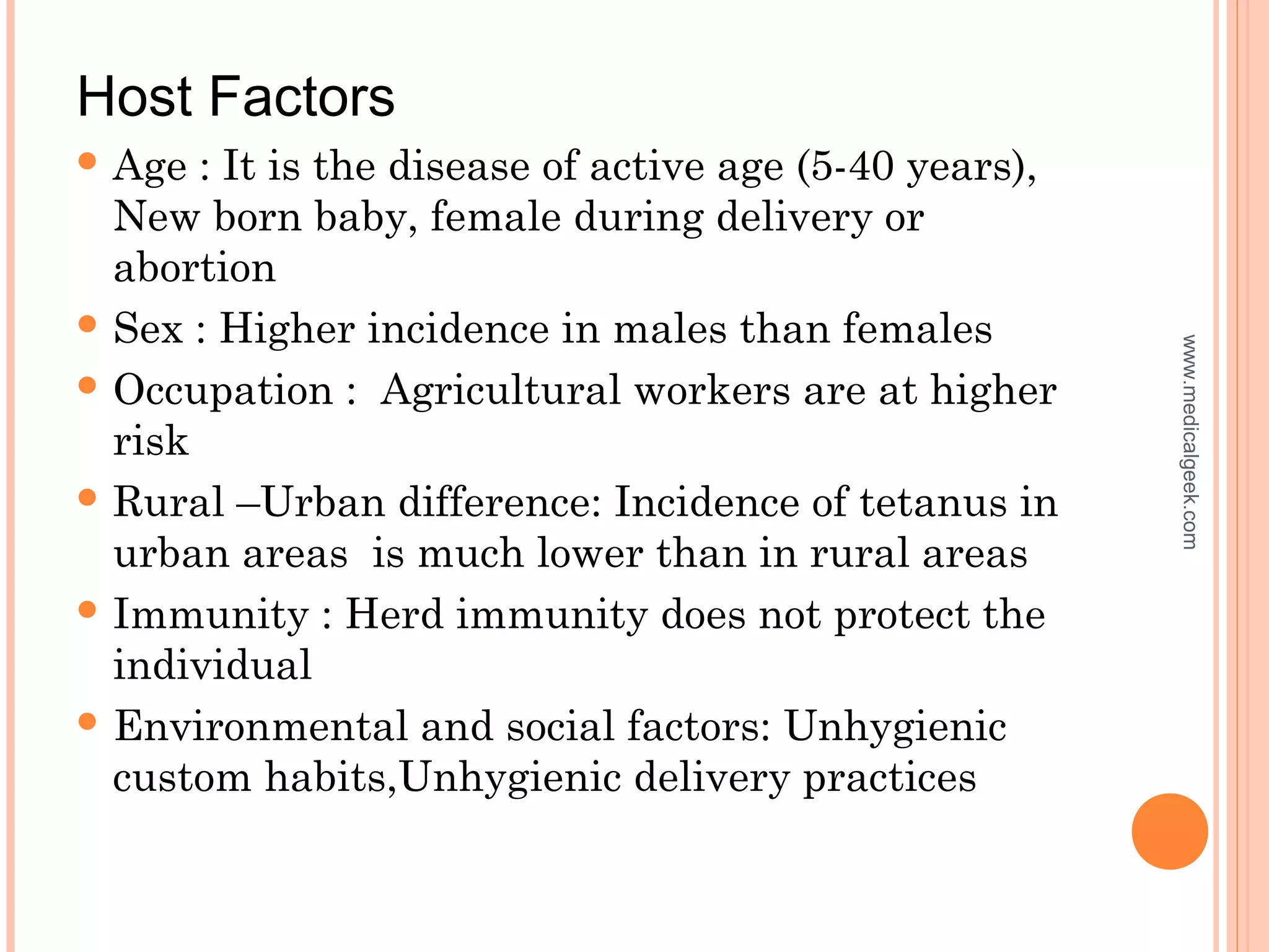 Tetanus Presentation | PPT